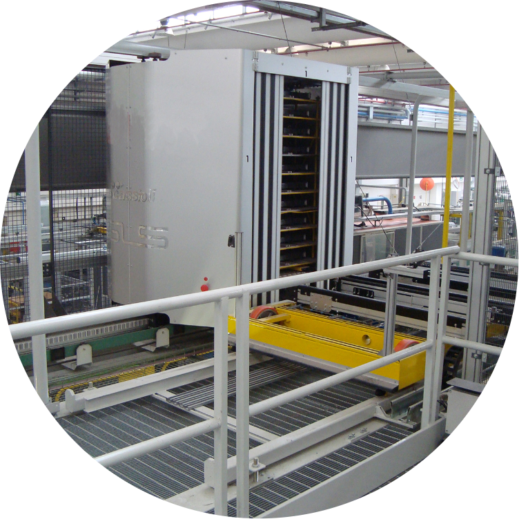 Sistemi RGV - Rail Guided Vehicles - Shuttle Loop System | Cassioli