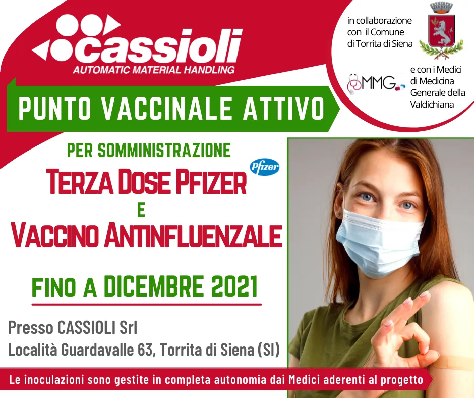 Cassioli prosegue la vaccinazione di prossimità fino a fine anno - Cassioli