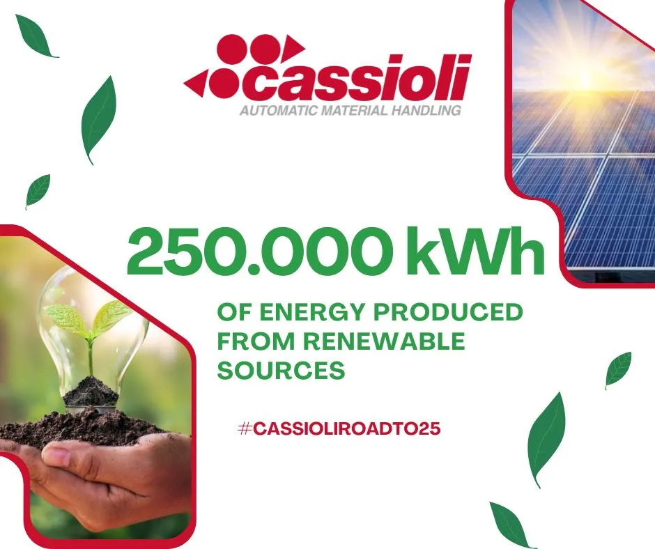 Cassioli continues on the path of environmental sustainability - Cassioli